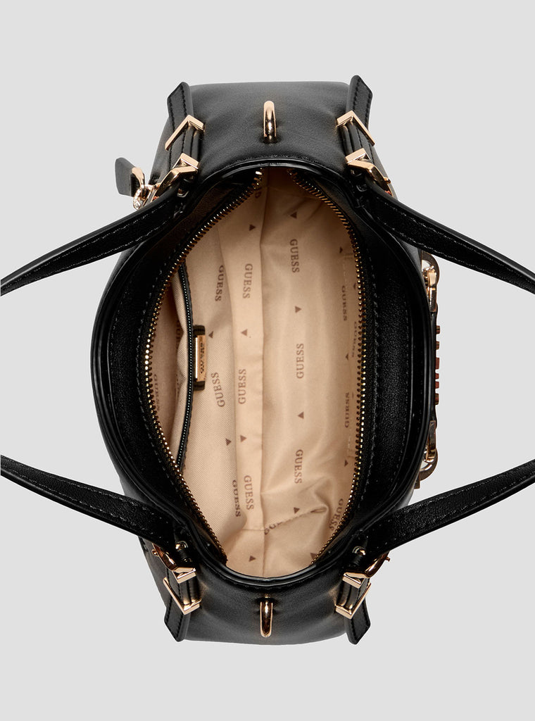 Black Lefia Small Satchel Bag | GUESS