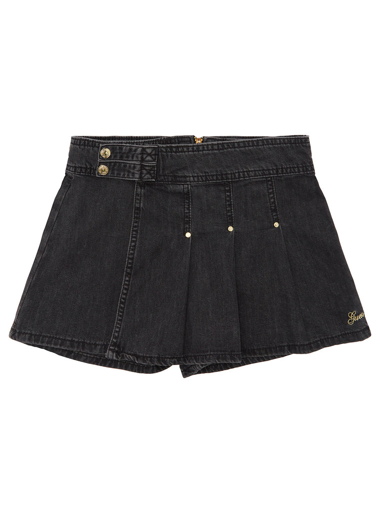 Black Denim Skort (7-16) | GUESS