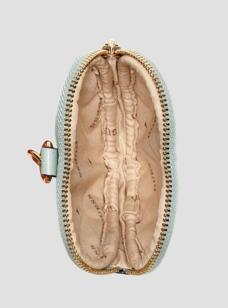 Green Heart Pouch Keychain | GUESS