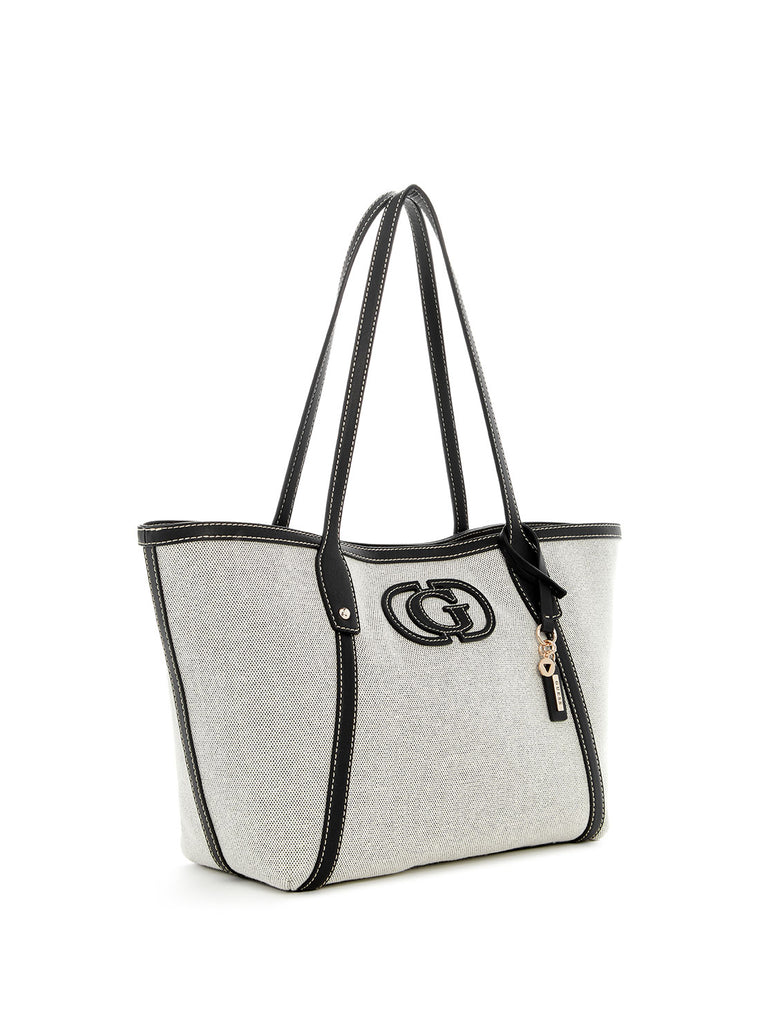 Natural Black Sebina Tote Bag | GUESS