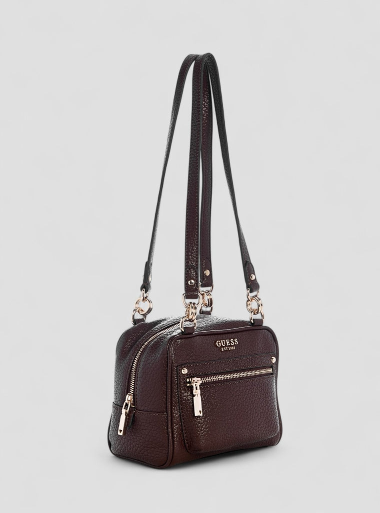 Espresso Marsha Box Shoulder Bag | GUESS