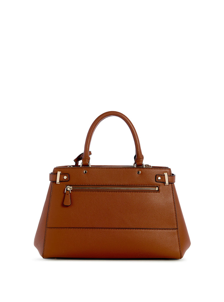 Brown Silvye Satchel Bag | GUESS