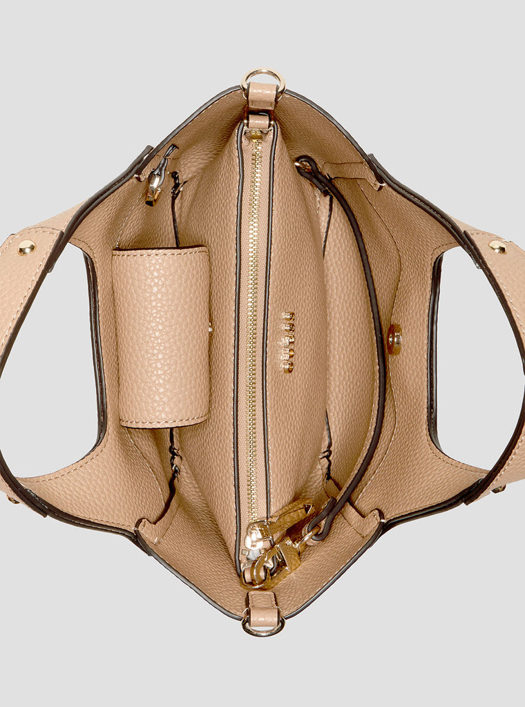 Beige Helina Mini Tote Bag | GUESS