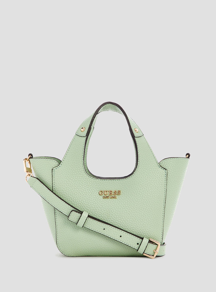 Green Helina Mini Tote Bag | GUESS