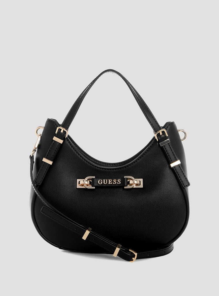 Black Lefia Small Satchel Bag | GUESS