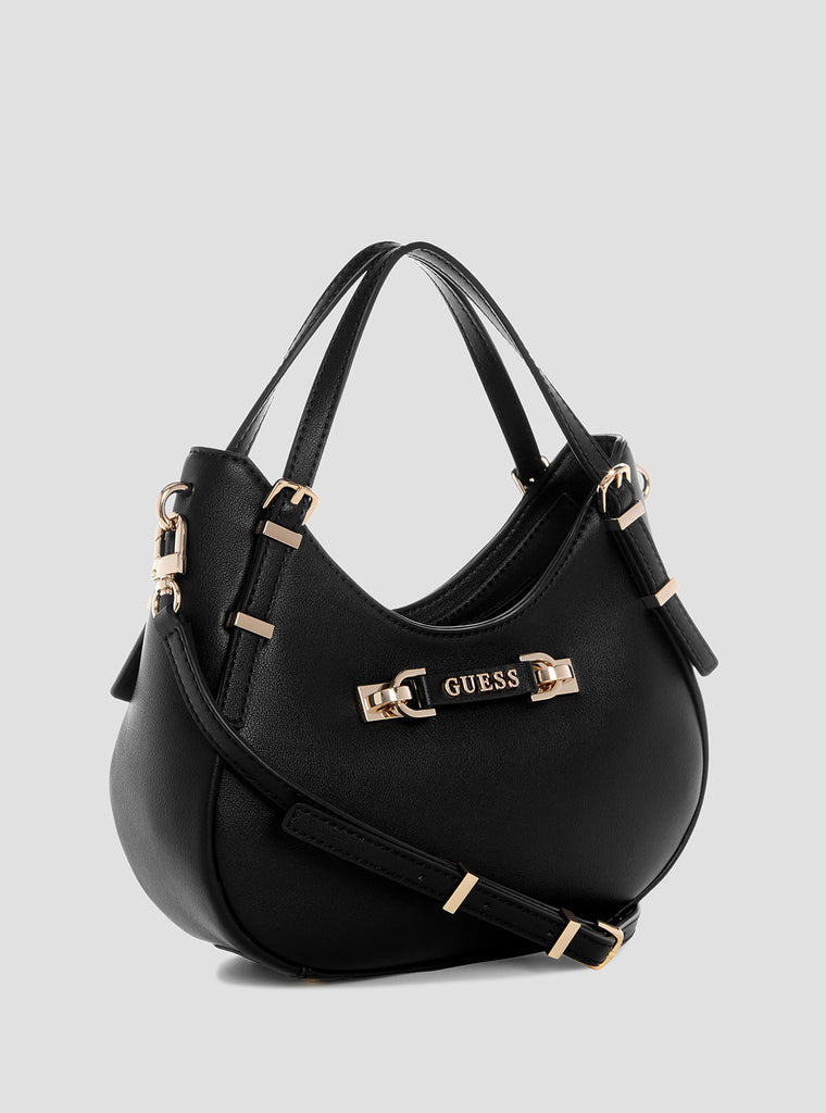 Black Lefia Small Satchel Bag | GUESS