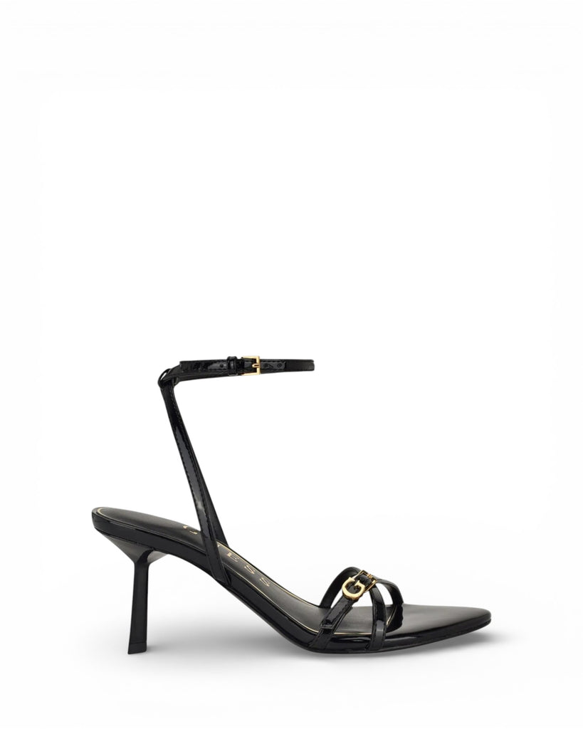 Black Connee Ankle Strap Sandal – GUESS