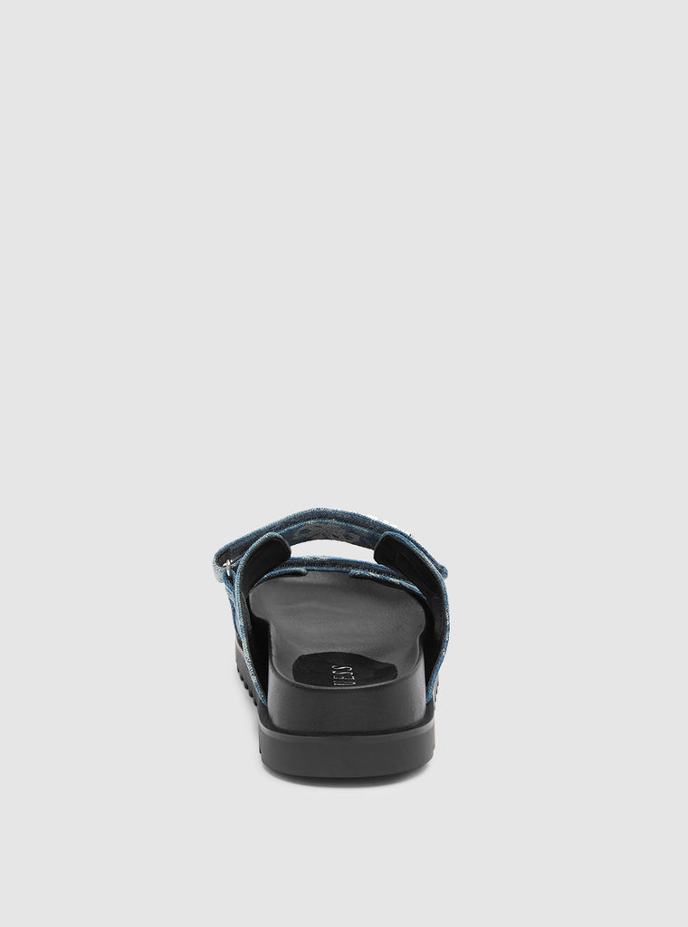 Denim Fabulon Chunky Slide Sandals | GUESS