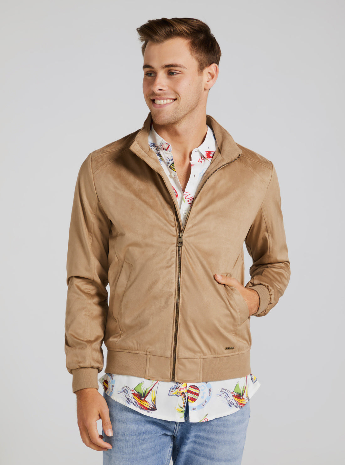 Men's Jackets | Denim, Bomber & Sports Jackets – GUESS