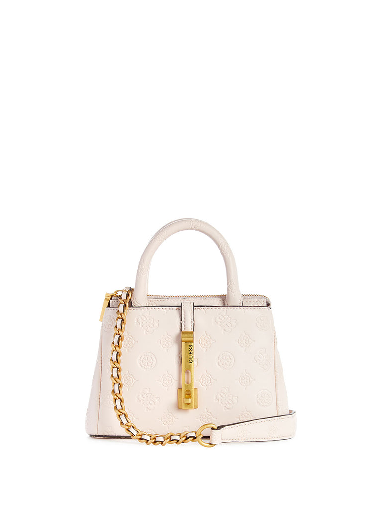 Blush Logo James Mini Satchel Bag | GUESS