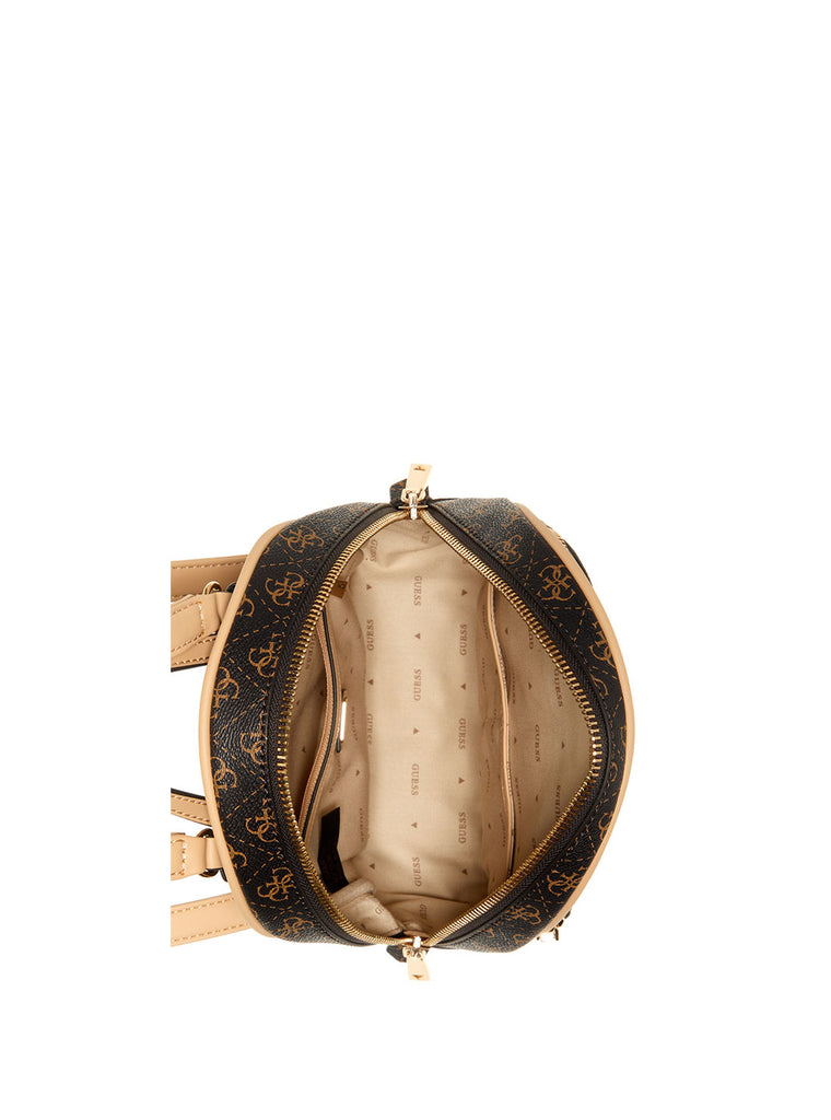 Brown Logo Manhattan Backpack - GUESS