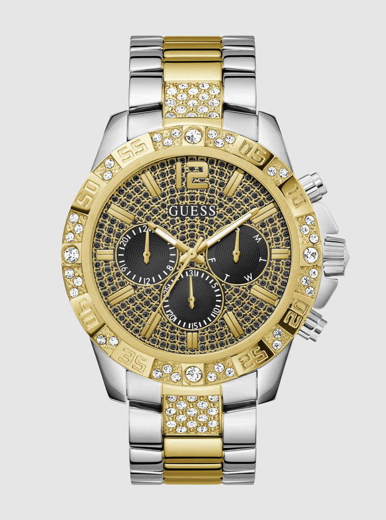 Gold Silver Majestic Link Watch | GUESS
