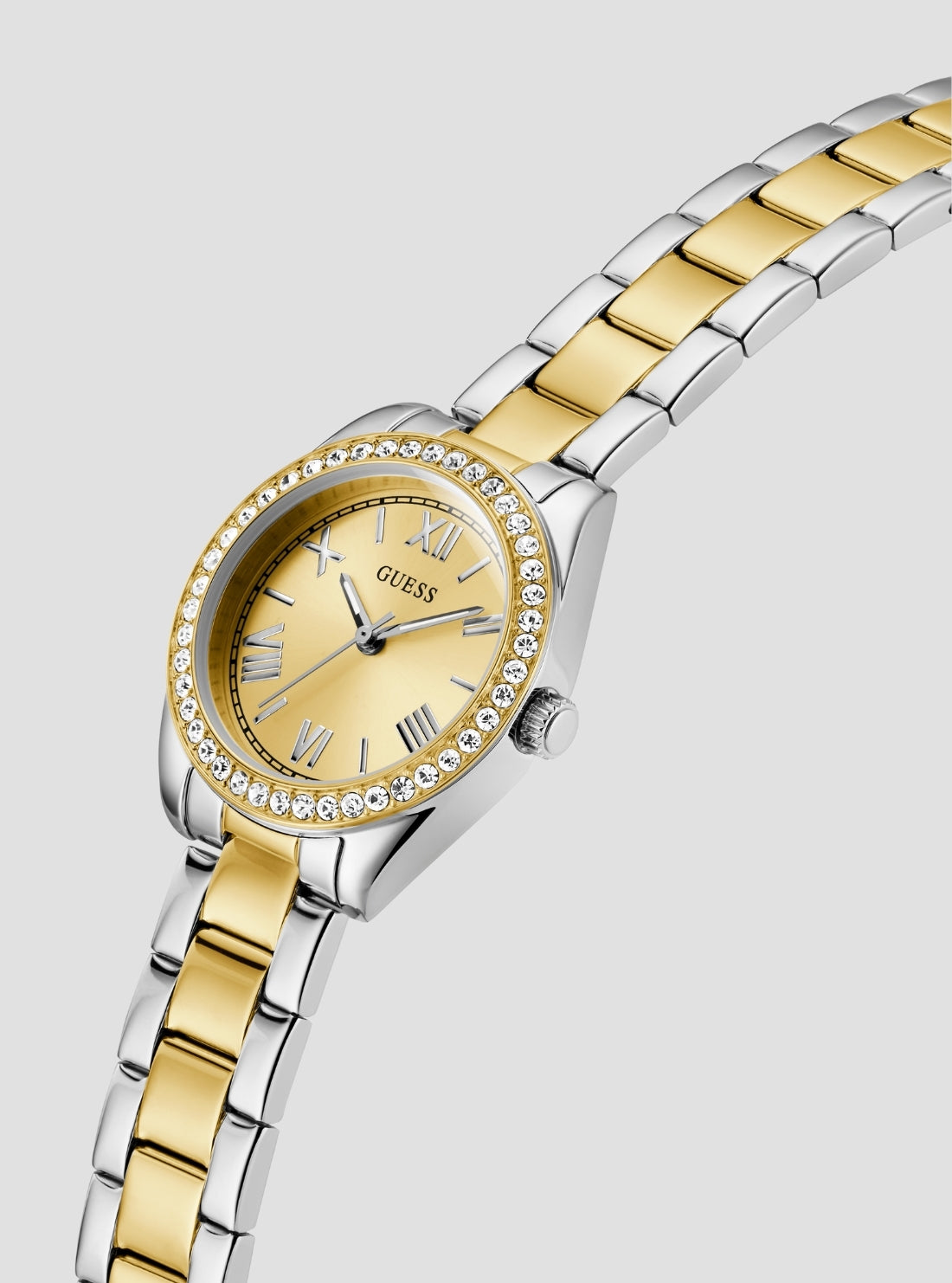 Silver Gold Mini Luna Watch | GUESS