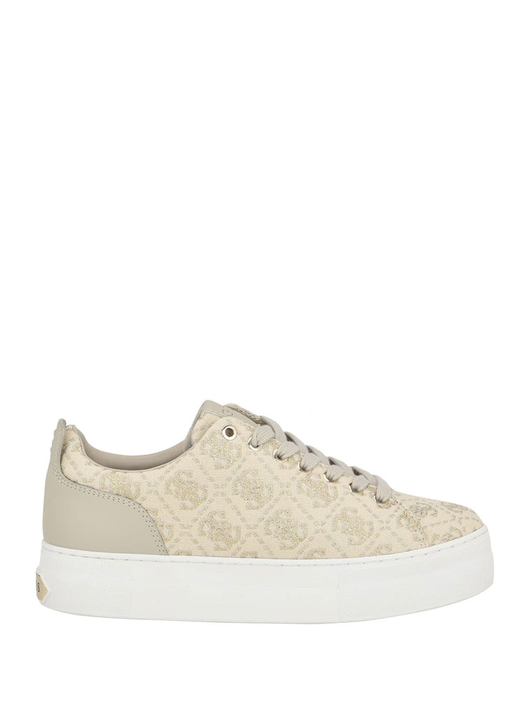 Gold Logo Giaa Low-Top Sneakers | GUESS