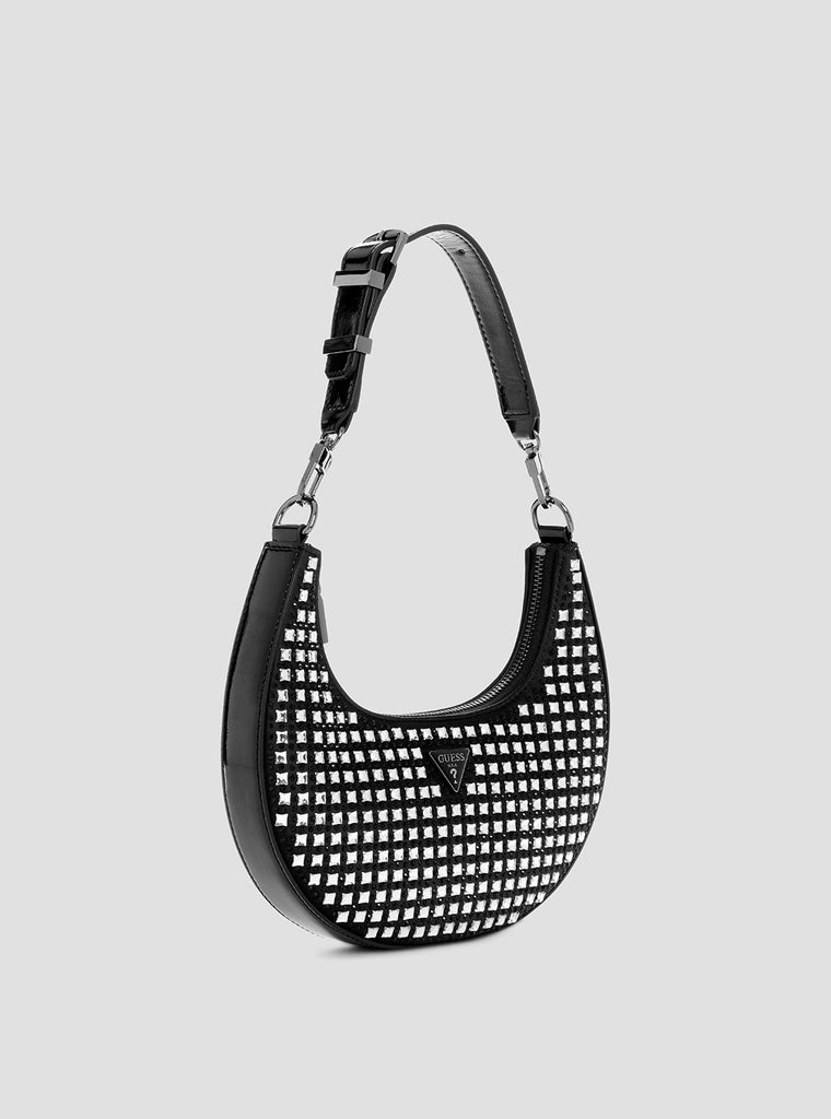 Black Lua Small Hobo Bag - GUESS