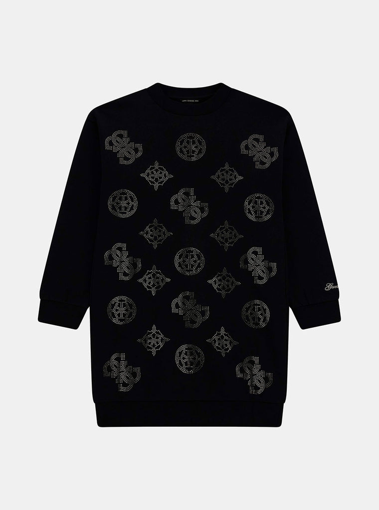 Black French Terry Dress (7-16) | GUESS