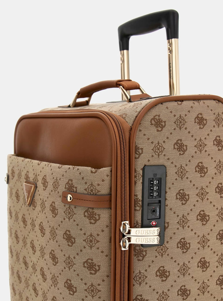 Brown Logo Neda 4G Peony Luggage – GUESS