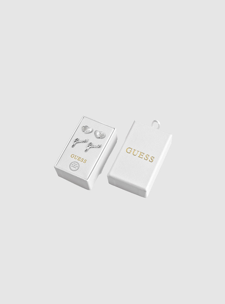 Silver Heart Logo 2 Piece Set | GUESS