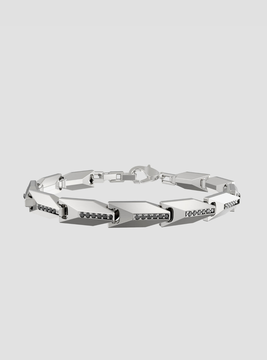 Silver Matte Crystals Bracelet | GUESS