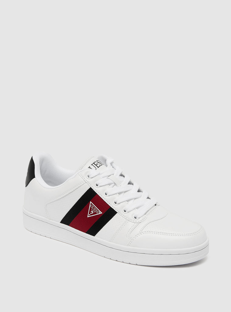 White Lamilo Low-Top Sneakers - GUESS