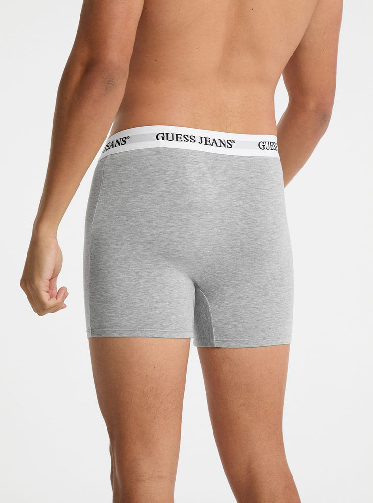 Guess Jeans Grey & Navy 2 Pack Boxer Briefs | GUESS