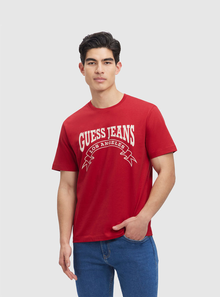 Red Banner T-Shirt - GUESS Jeans