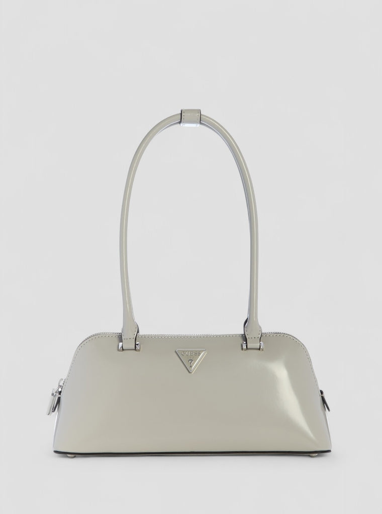 Light Taupe Arnela Shoulder Satchel Bag | GUESS