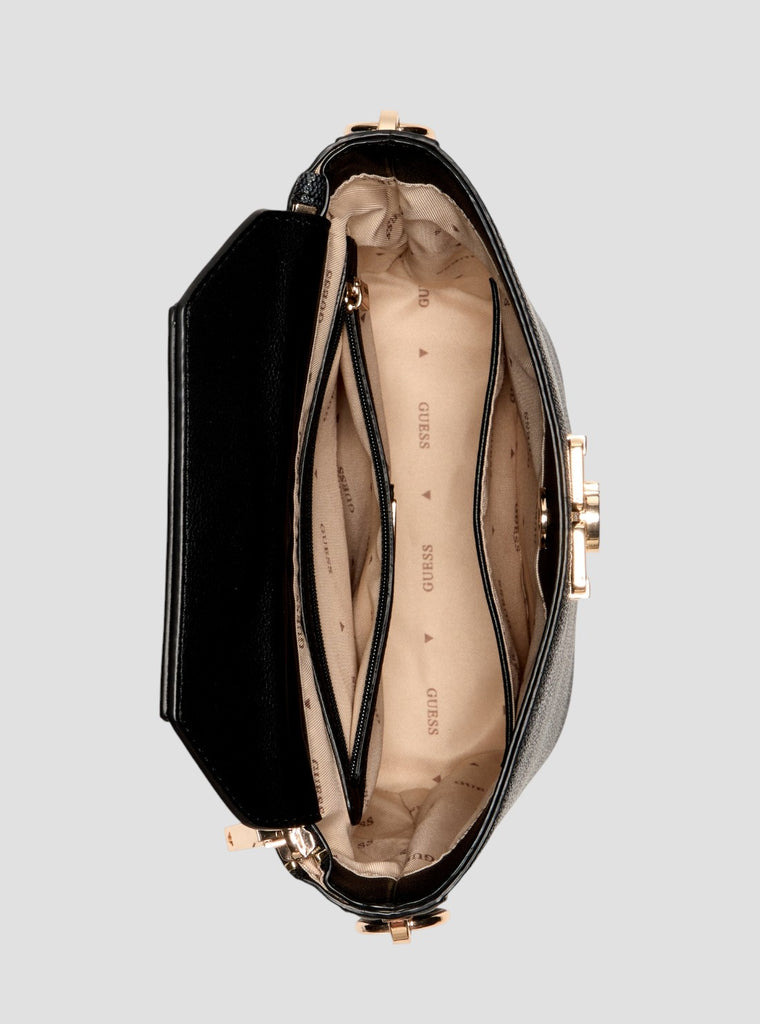 Black Logo Karnilla Logo Bucket Bag | GUESS