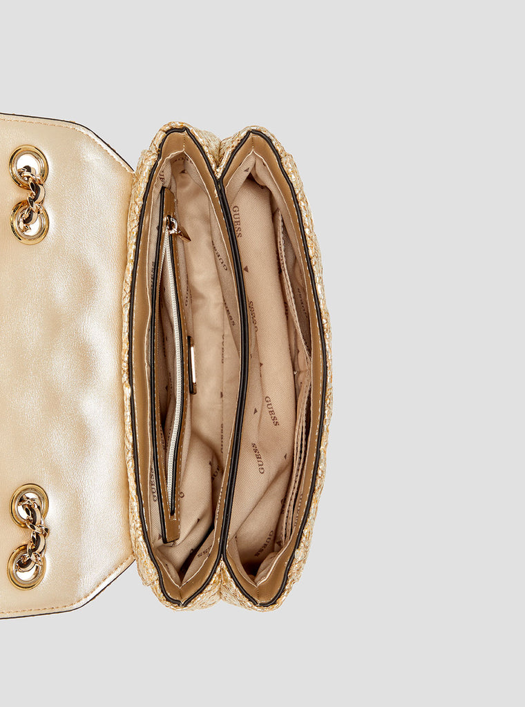 Gold Guilly Convertible Crossbody Bag | GUESS