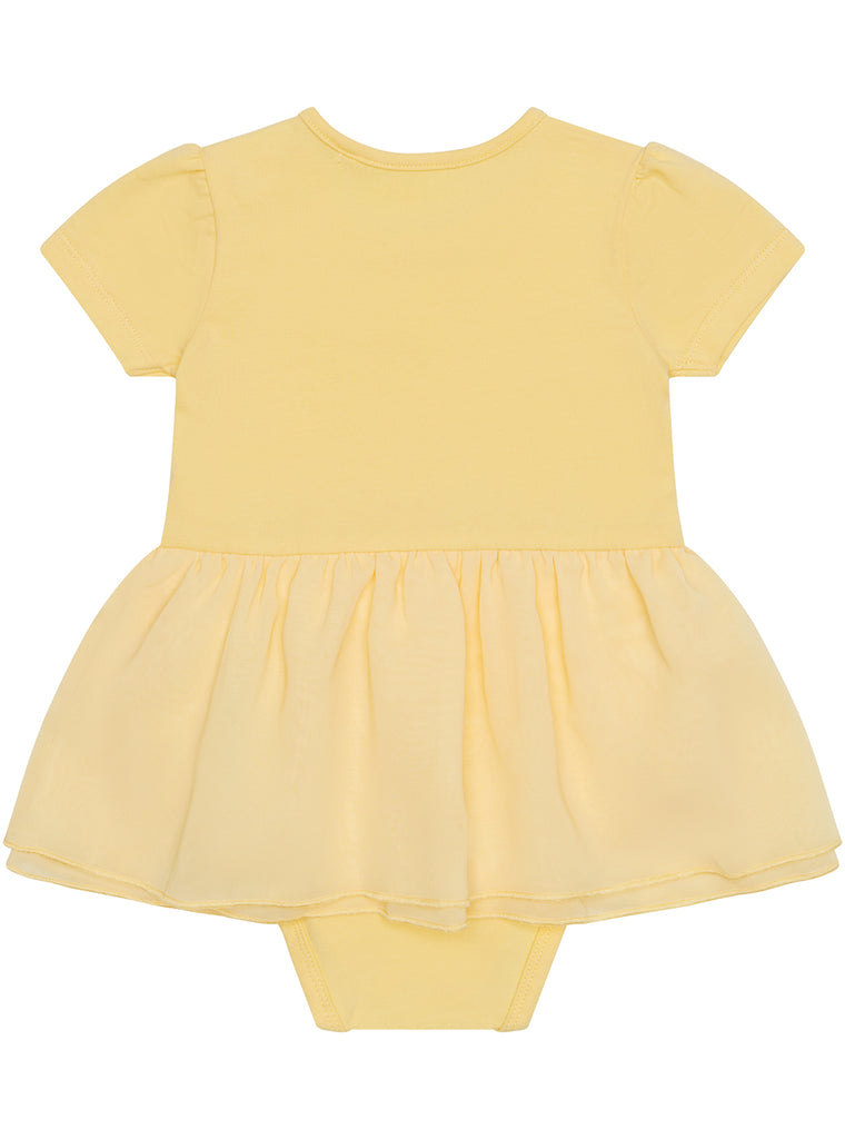 Yellow Bodysuit Dress (0-12M) | GUESS
