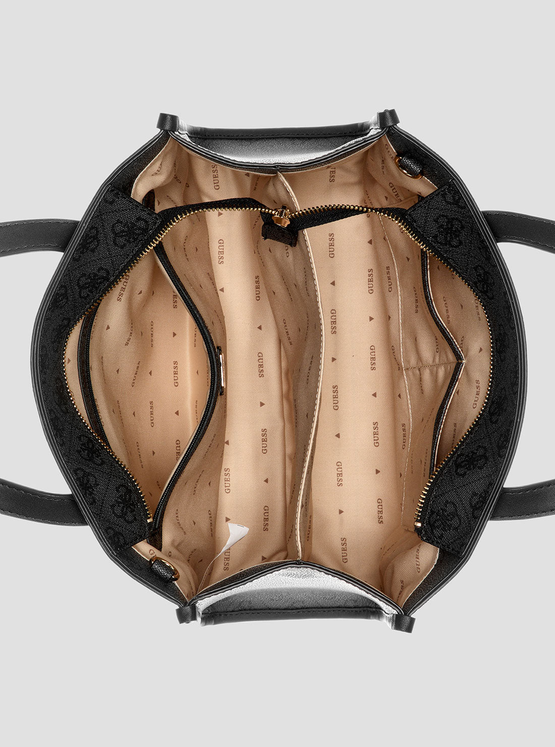 Black Logo Izzy 2 Tote Bag | GUESS