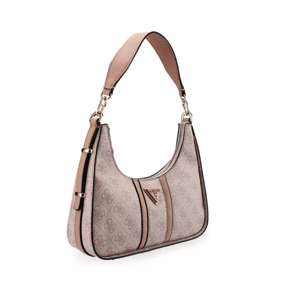Pink Noreen Top Zip Shoulder Bag – GUESS