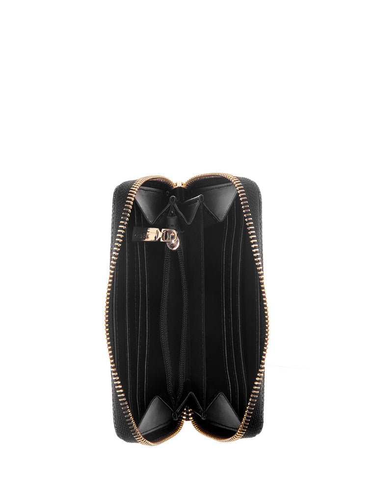 Black Logo Noreen Medium Wallet | GUESS
