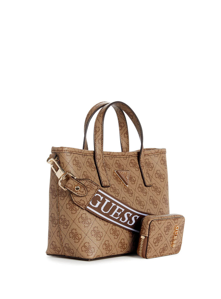 Beige Latona Mini Tote Bag | GUESS Handbags