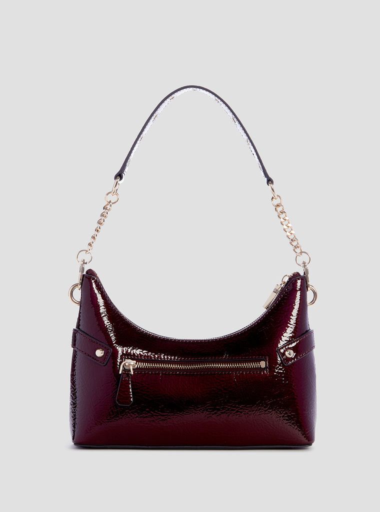 Burgundy Trissa Shoulder Bag | GUESS