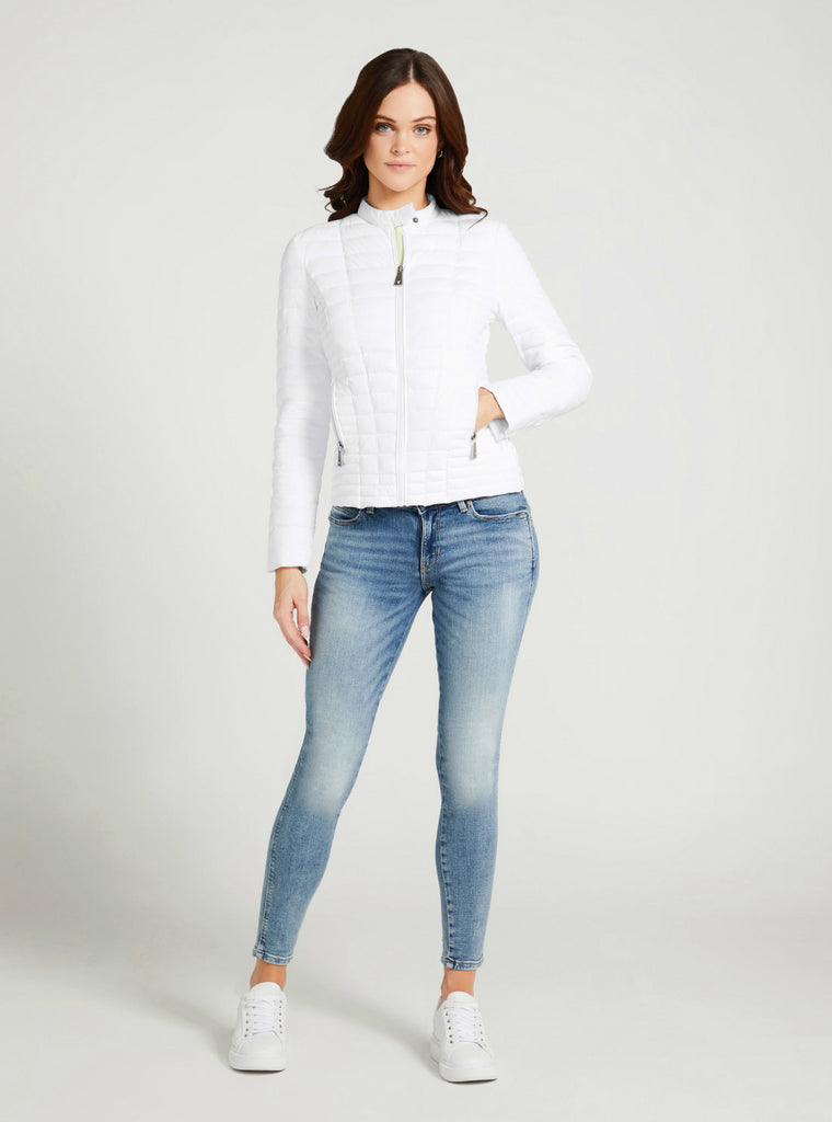 Eco White Vona Jacket | GUESS