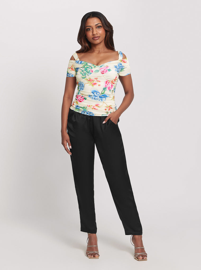 Eco Floral Print Emily Top | GUESS