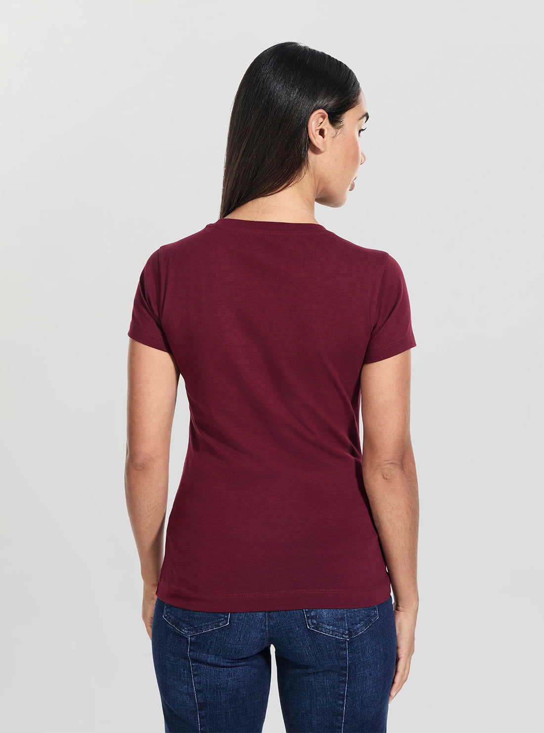 Red Peony Triangle T-Shirt | GUESS