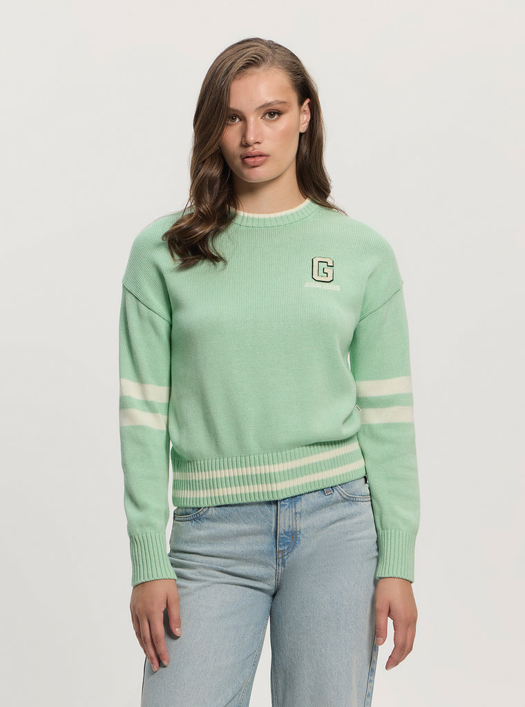 Eco Green Patch Sweater | GUESS Jeans