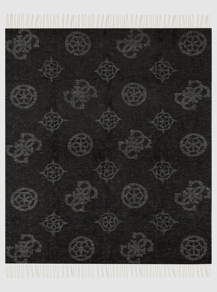 Black Logo Blanket | GUESS
