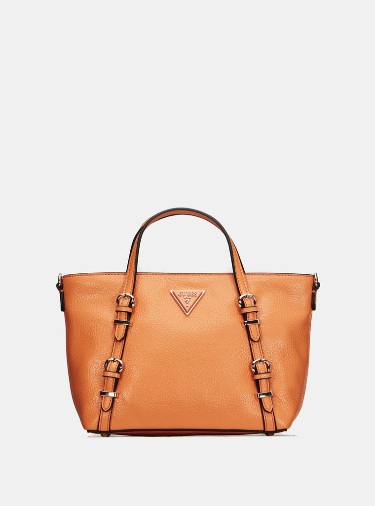 Orange Levia Mini Satchel Bag | GUESS