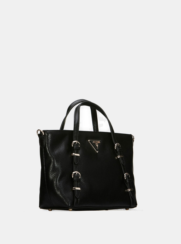 Black Levia Mini Satchel Bag | GUESS