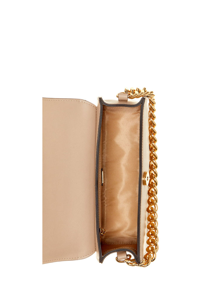 Taupe Vinna Mini Crossbody Bag | GUESS