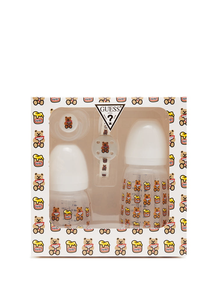 Teddy 4-Pack Pacifier Bottle Set | GUESS