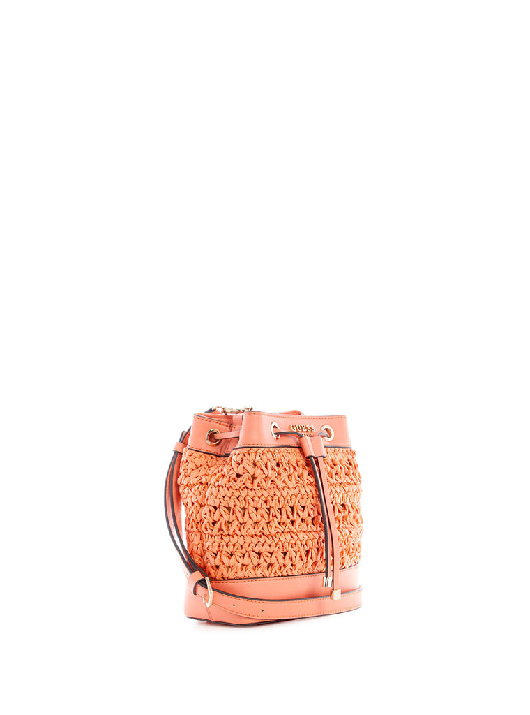 Coral Liguria Bucket Bag - GUESS