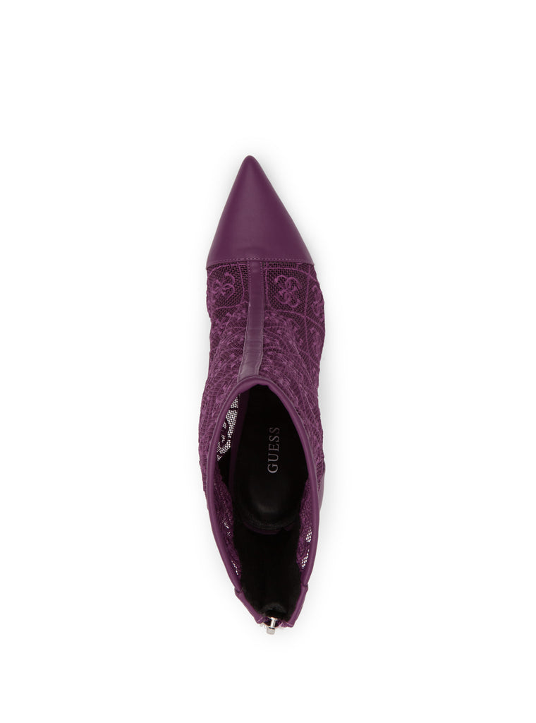 Purple Sinthy Logo Boots | GUESS